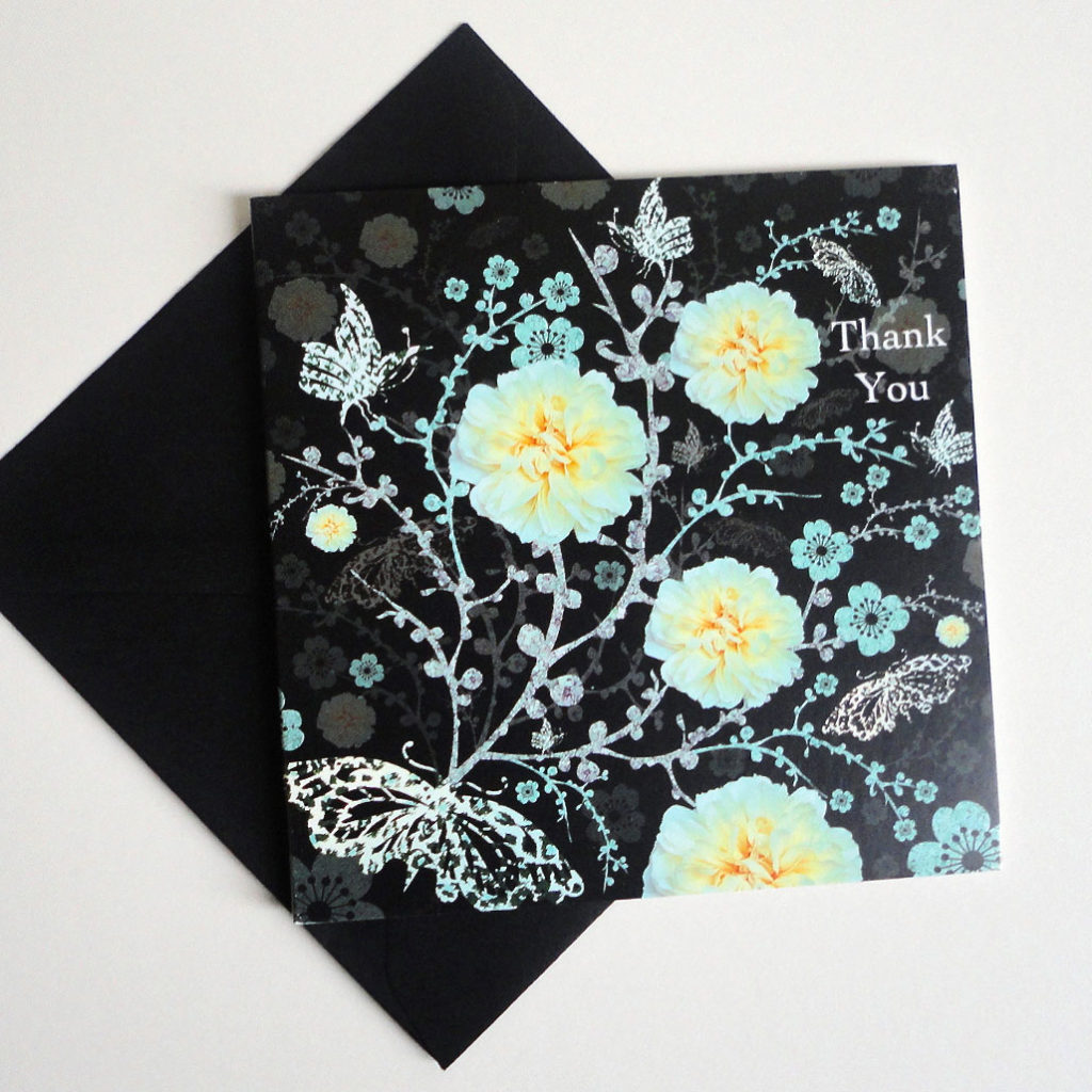 Butterfly Eclipse - Thank You Card - Decorque Cards