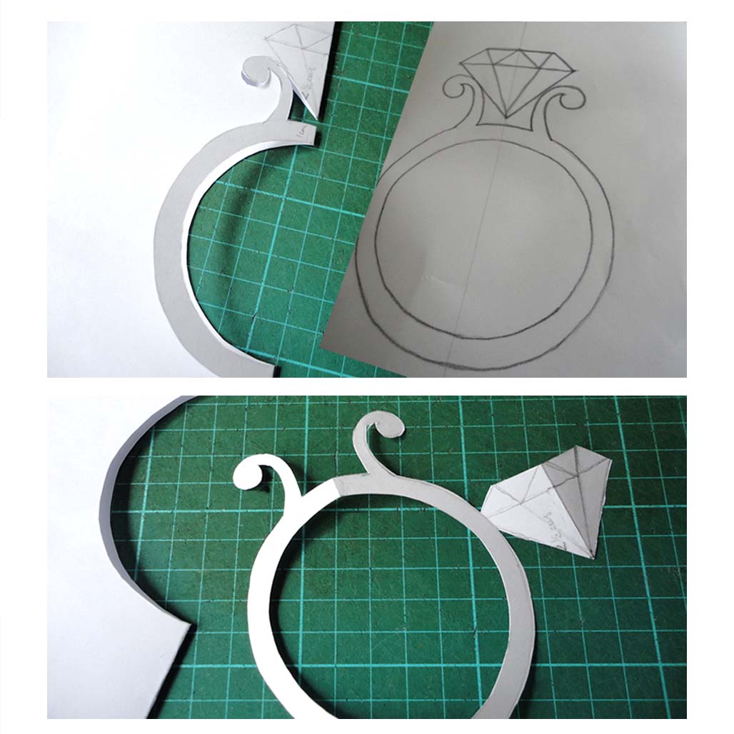 How To Make Your Own Handmade Engagement Card - Decorque Cards