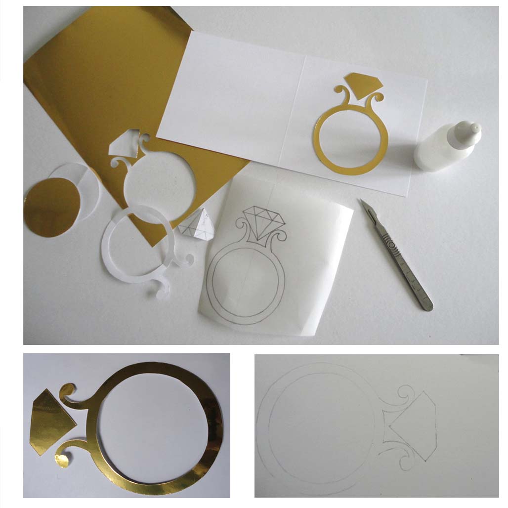 How To Make Your Own Handmade Engagement Card | Decorque Cards