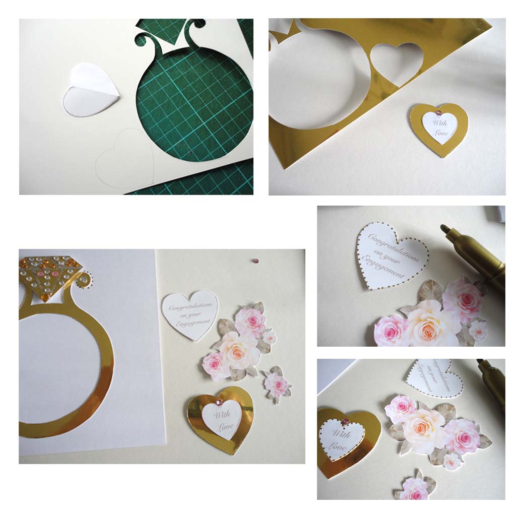 How To Make Your Own Handmade Engagement Card | Decorque Cards