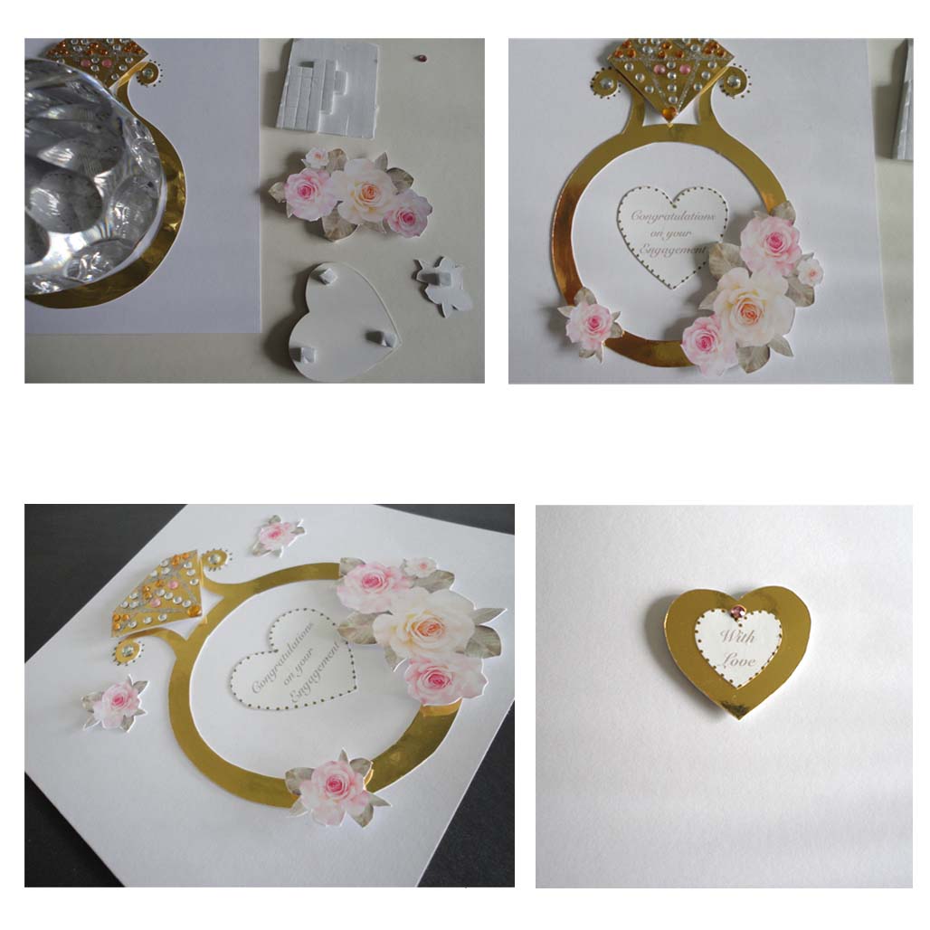 How To Make Your Own Handmade Engagement Card | Decorque Cards