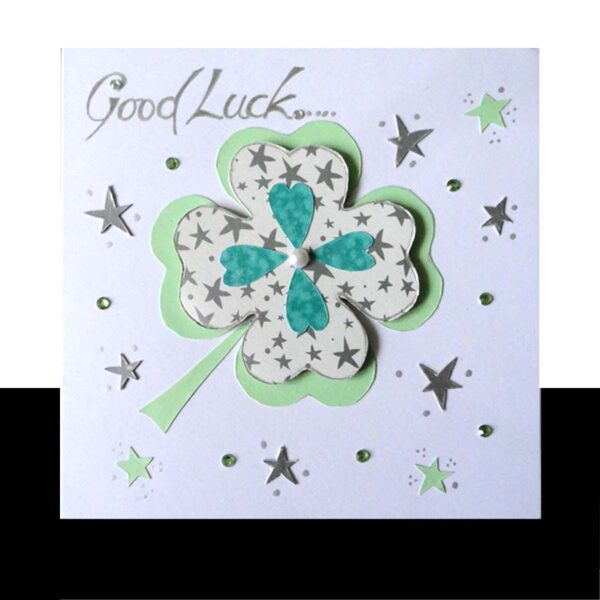 How To Make Your Own Handmade Good Luck Card - Decorque Cards