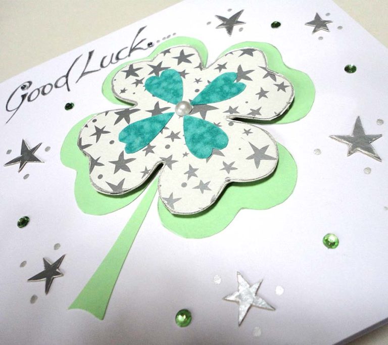 How To Make Your Own Handmade Good Luck Card | Decorque Cards