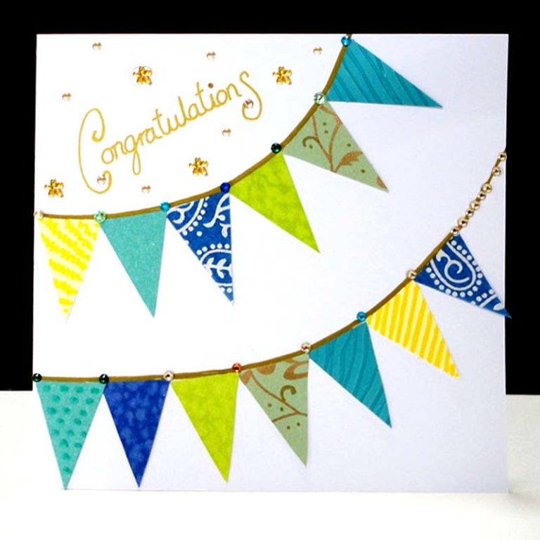 How to Make Your Own Handmade Congratulations Card - Decorque Cards